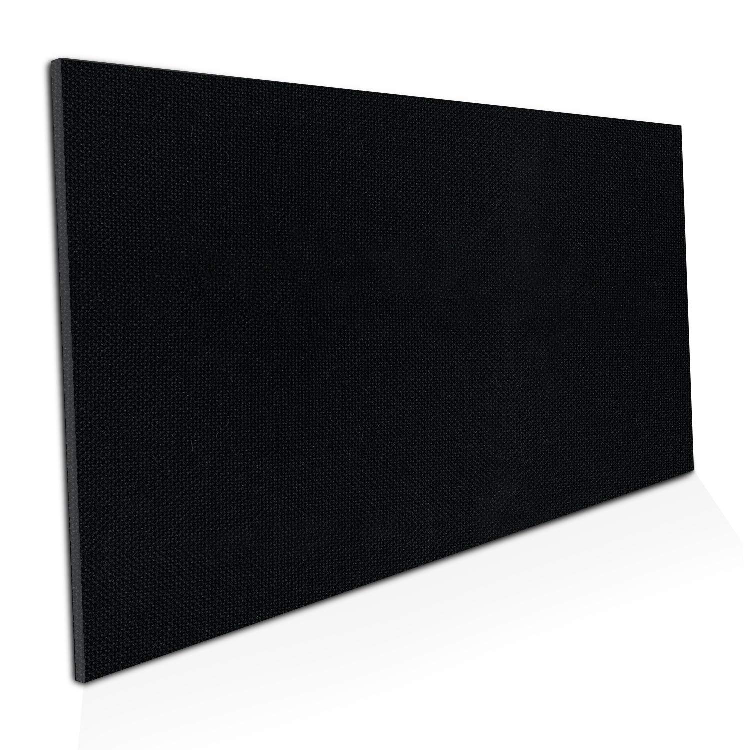 Acoustic Design Works Acoustic Panel Rectangle 1" - 1 piece - Black ...