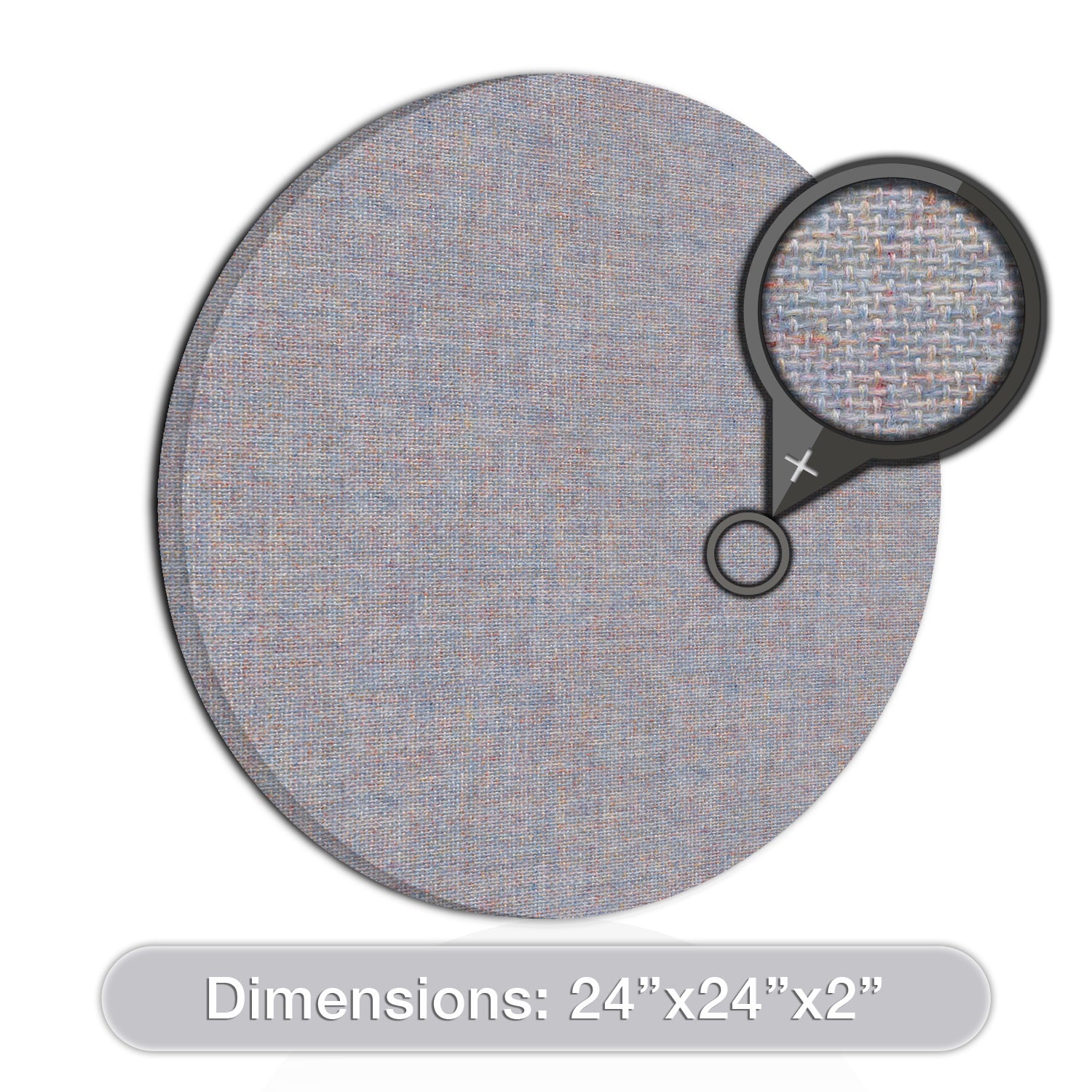 Acoustic Design Works Acoustic Panel Circle 2" - 1 piece - Blue Neutral ...