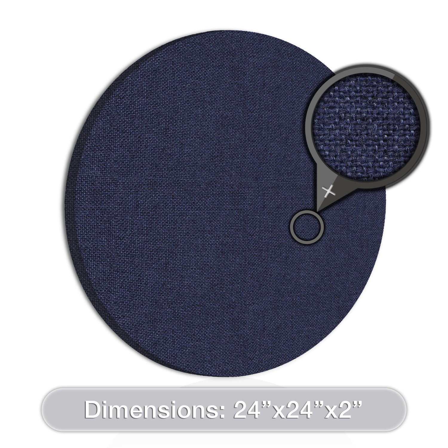 Acoustic Design Works Acoustic Panel Circle 2" - 1 piece - Blue Plum ...