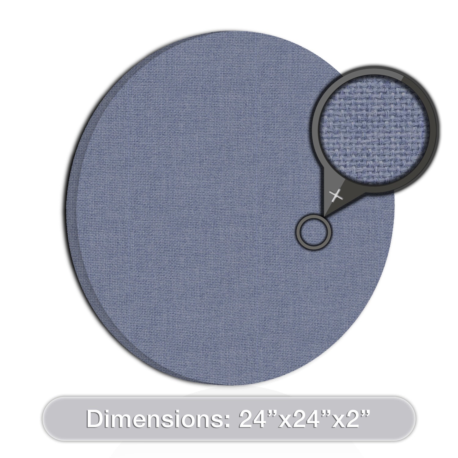 Acoustic Design Works Acoustic Panel Circle 2" - 1 piece - Violet ...