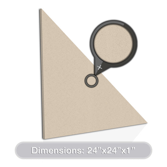 Acoustic Design Works Acoustic Panel Right Triangle 1" - 1 piece ...