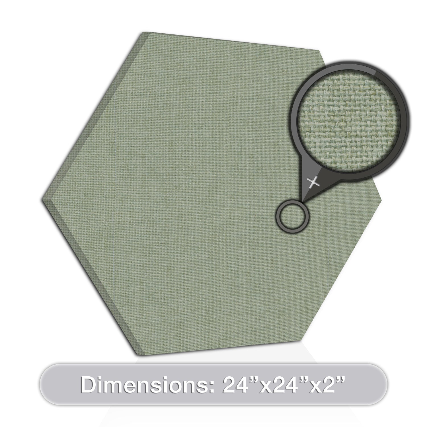 [2-Pack] Acoustic Design Works Acoustic Panel Hexagon 2" - 2 pieces ...