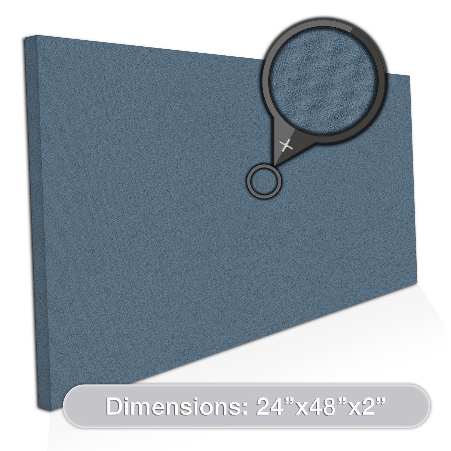 [2-Pack] Acoustic Design Works Acoustic Panel Rectangle 2" - 2 pieces ...