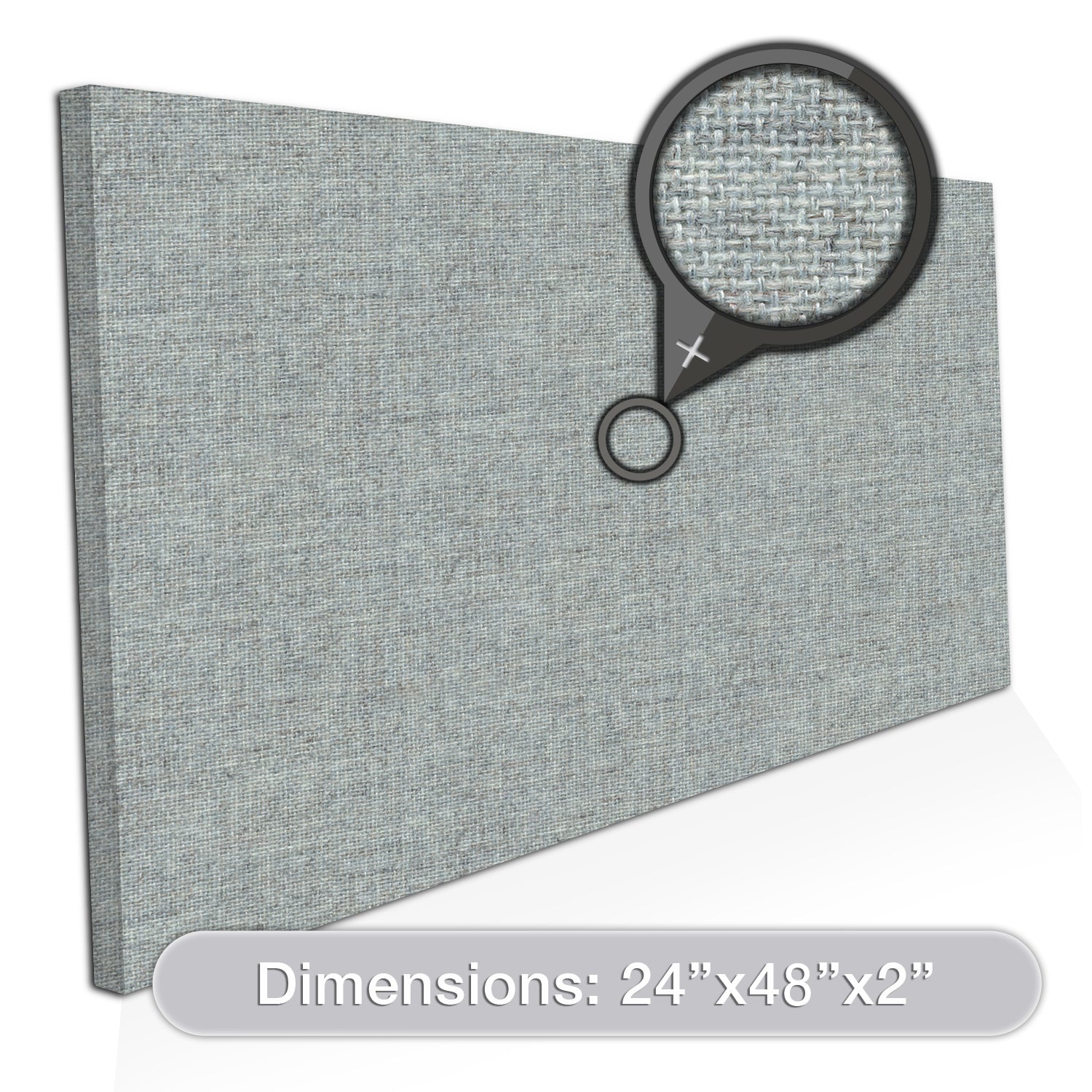 [2-Pack] Acoustic Design Works Acoustic Panel Rectangle 2" - 2 pieces ...