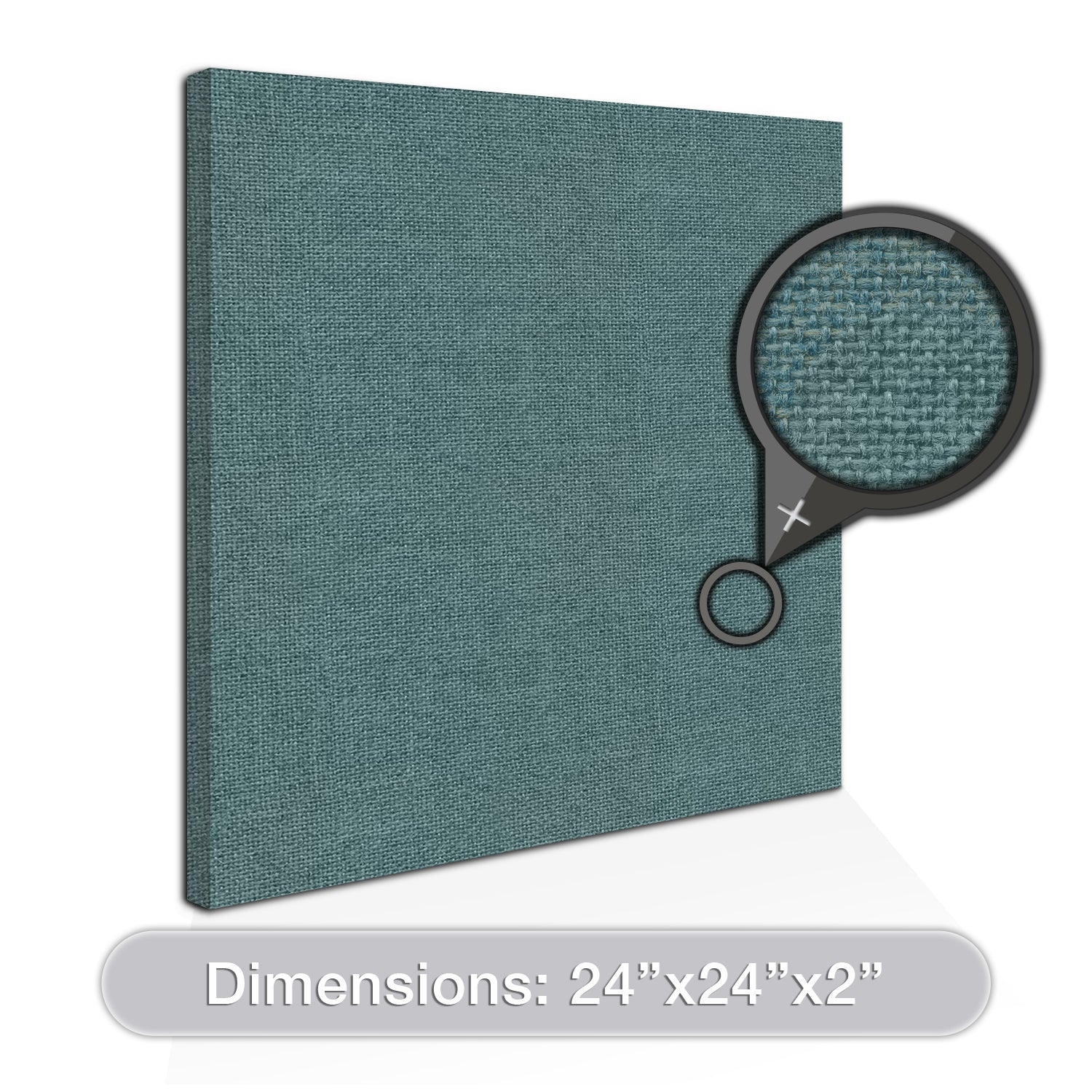 [2-Pack] Acoustic Design Works Acoustic Panels Square 2" - 2 pieces ...